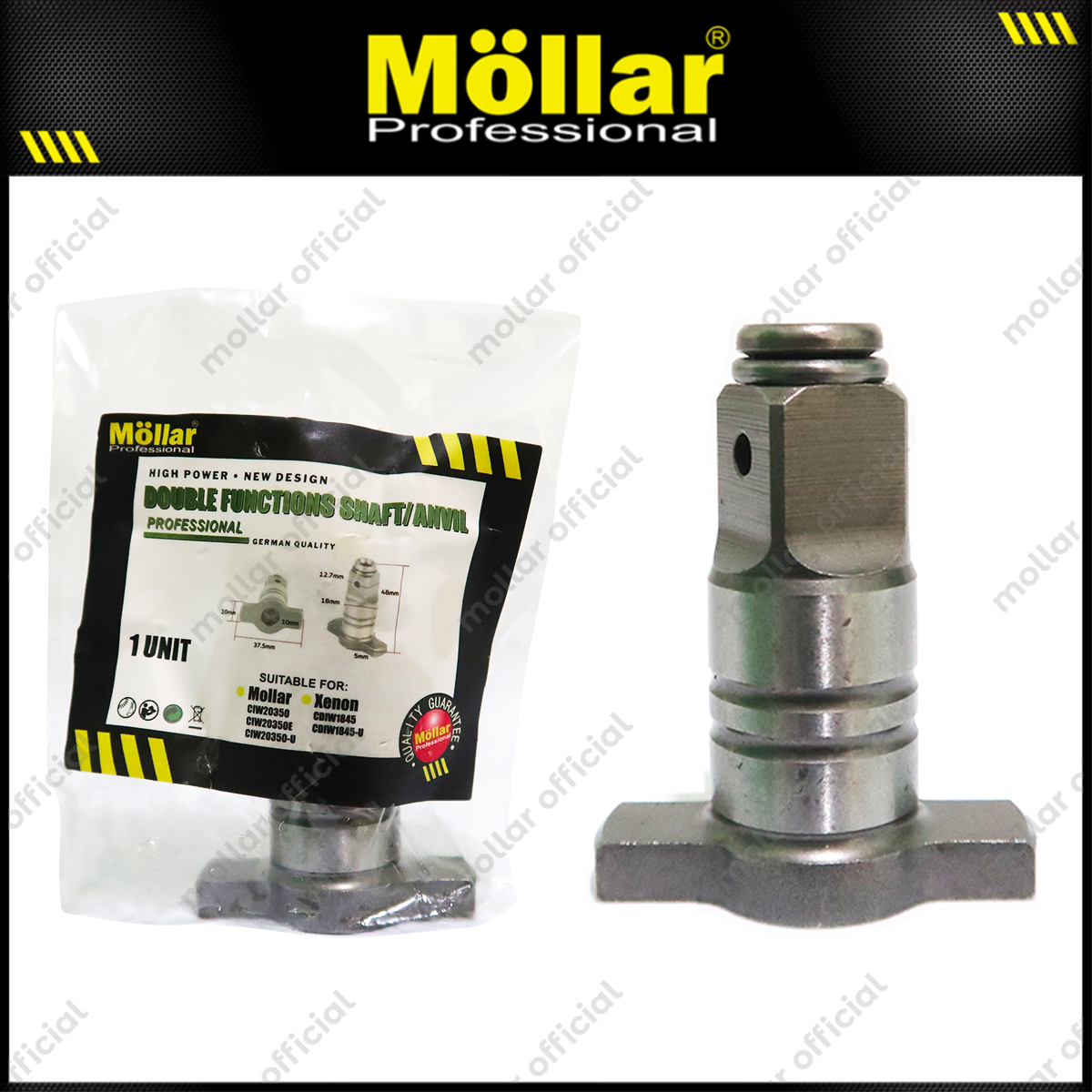 MOLLAR Anvil Double Function Shaft untuk Cordless Impact Wrench ...