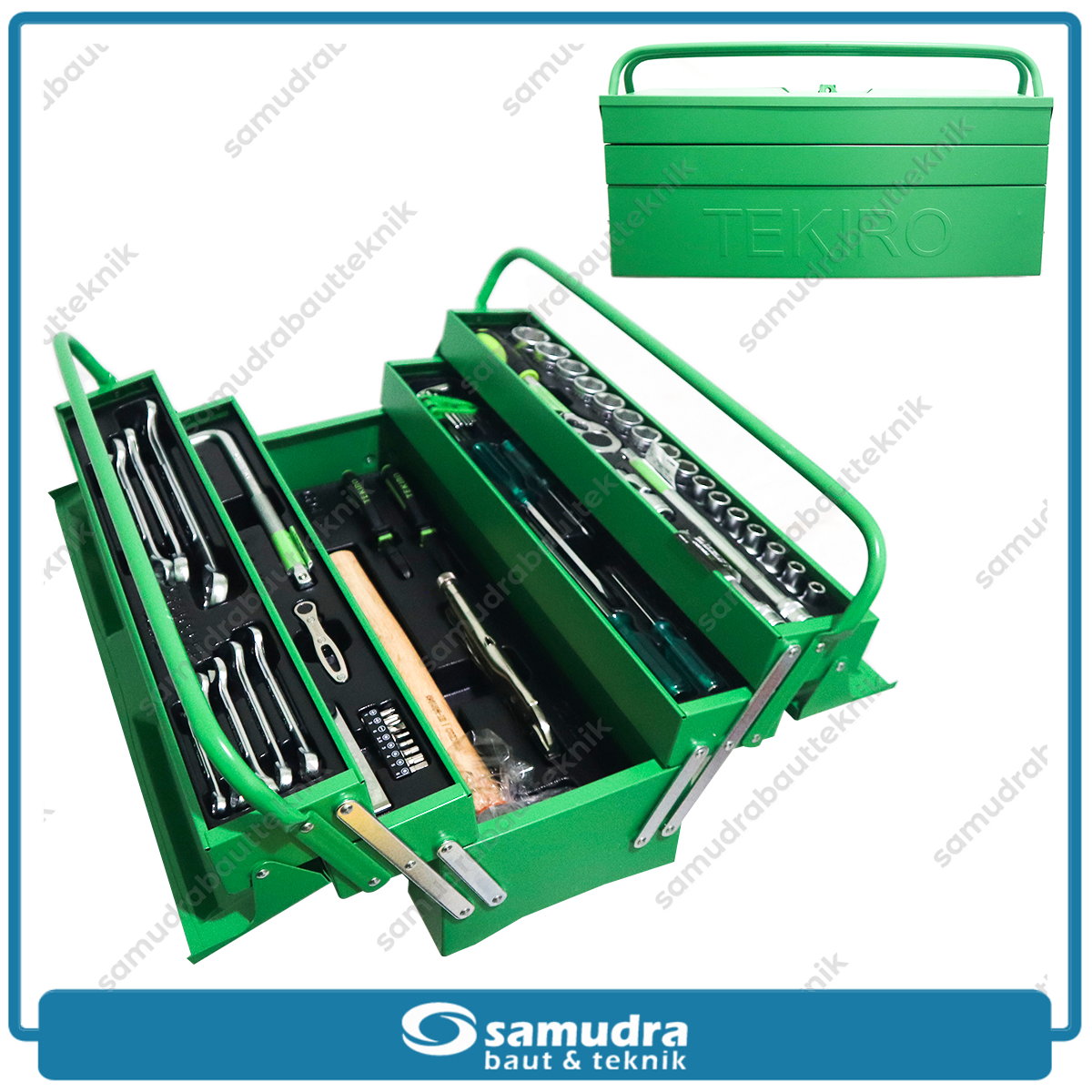 TEKIRO ST-TB1944 Tool Kit Set 72 pcs Box Besi – samudrabautteknik