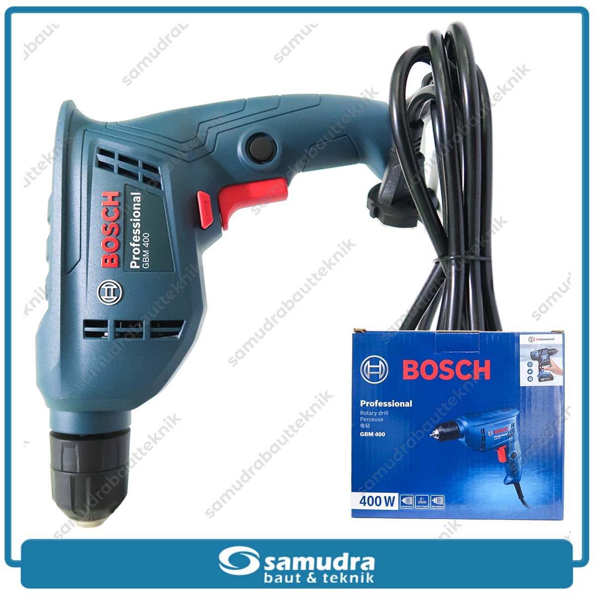 BOSCH GBM400 Mesin Bor Listrik 10 mm – samudrabautteknik